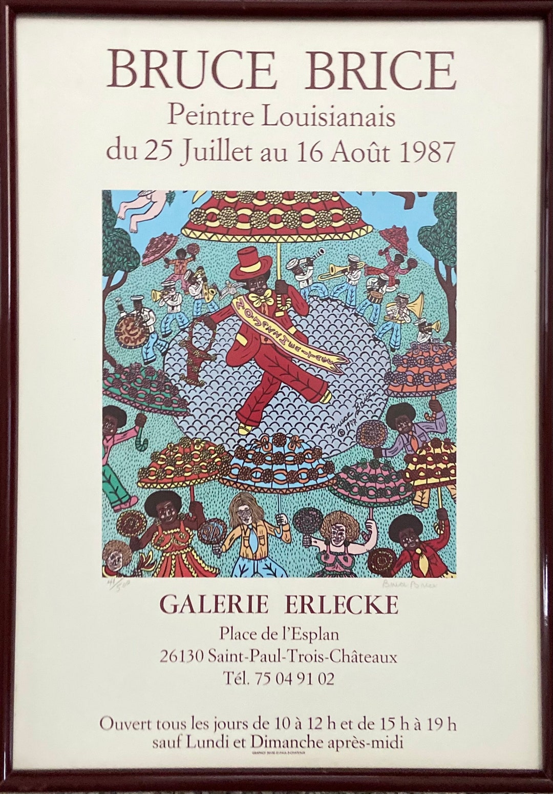 Bruce Brice jazz Fest Poster - Etsy