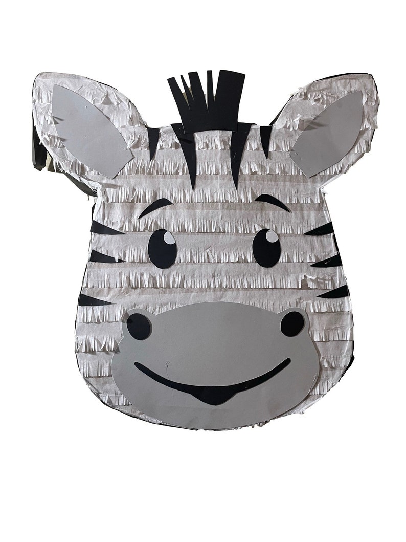 Handmade Cute Zebra Pinata - Etsy