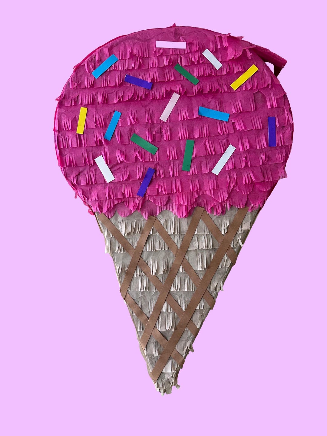 Handmade Ice Cream Cone Pinata - Etsy