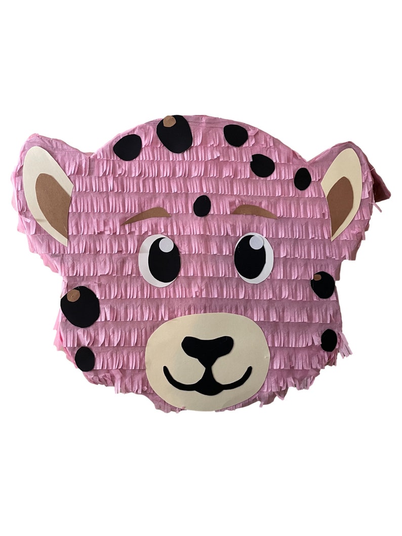 Handmade Cute Pink Cheetah Pinata - Etsy