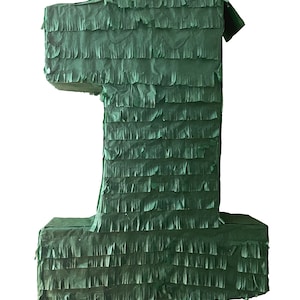 Handmade Solid Color Number One Pinata - Etsy