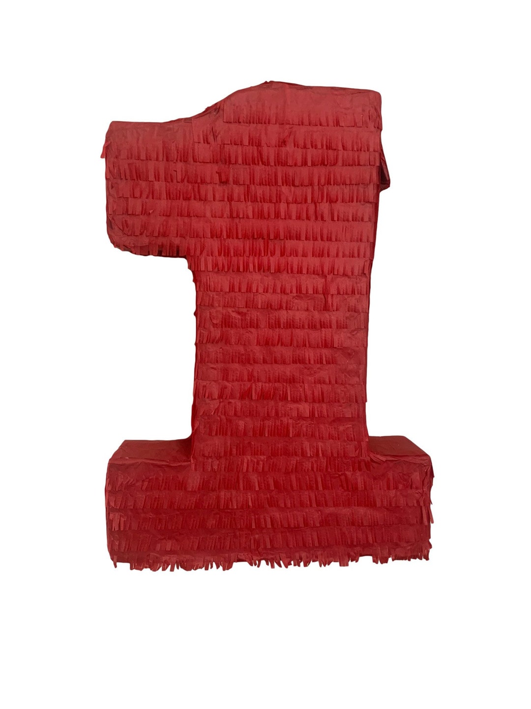 Handmade Solid Color Number One Pinata - Etsy