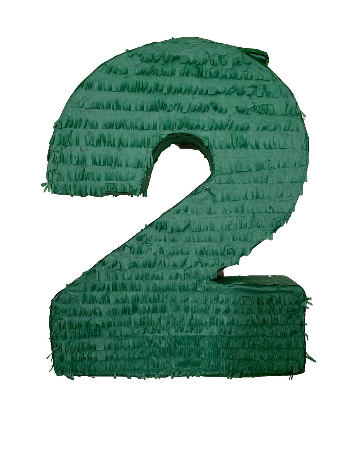 Handmade Solid Color Number Two Pinata - Etsy