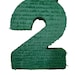 Handmade Solid Color Number Two Pinata - Etsy