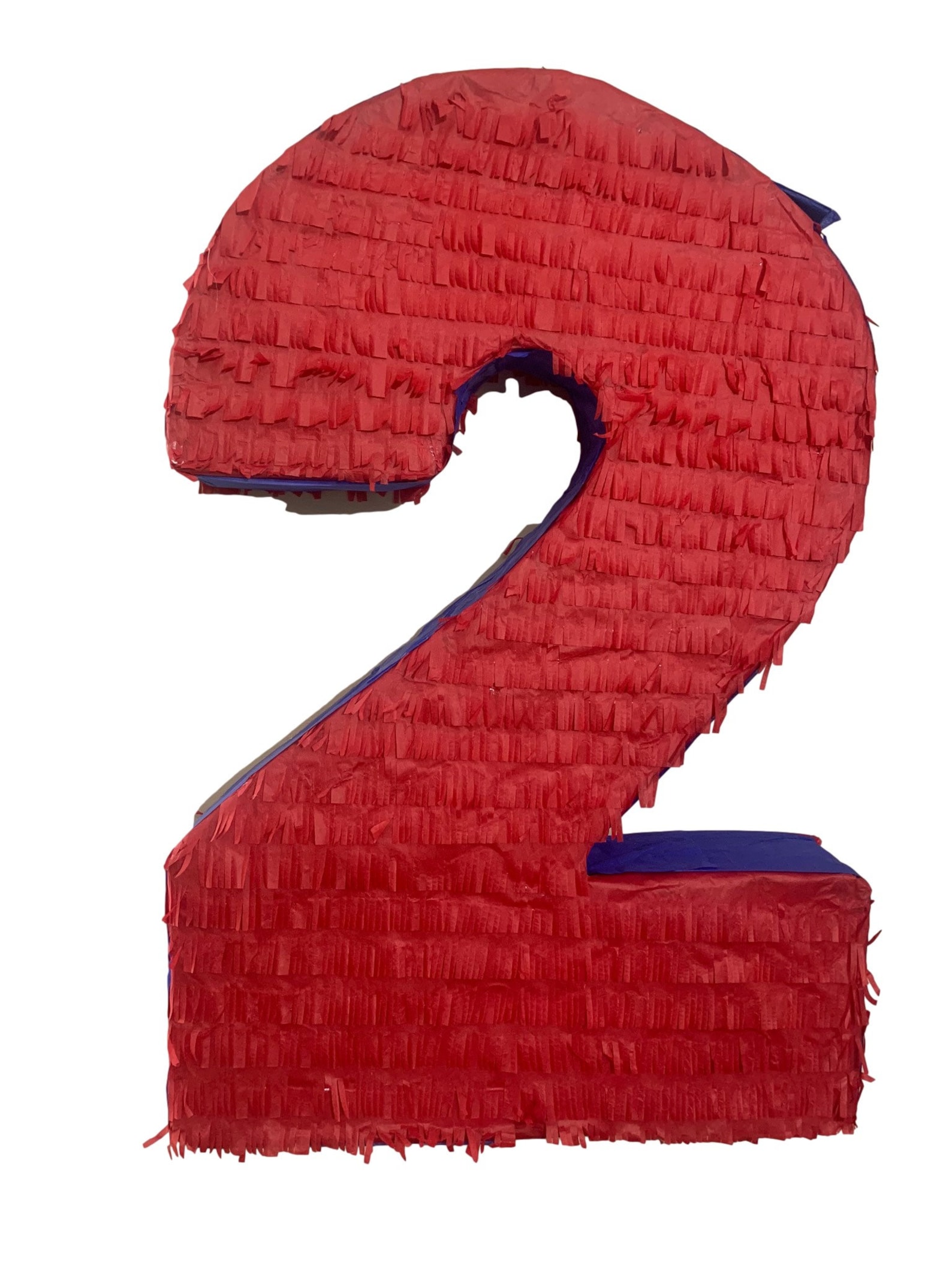 Handmade Solid Color Number Two Pinata - Etsy