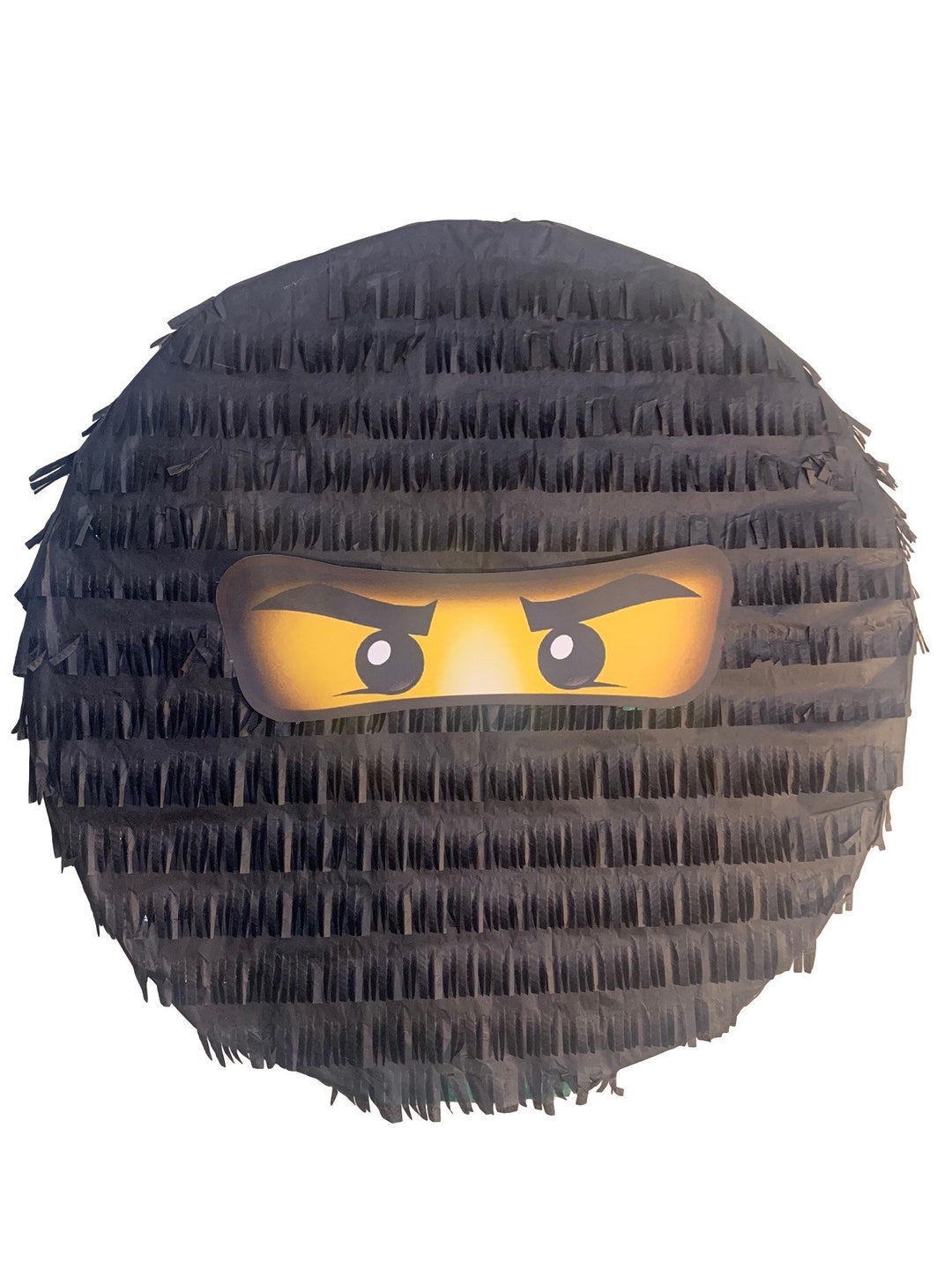 Handmade Black Ninja Head Pinata - Etsy