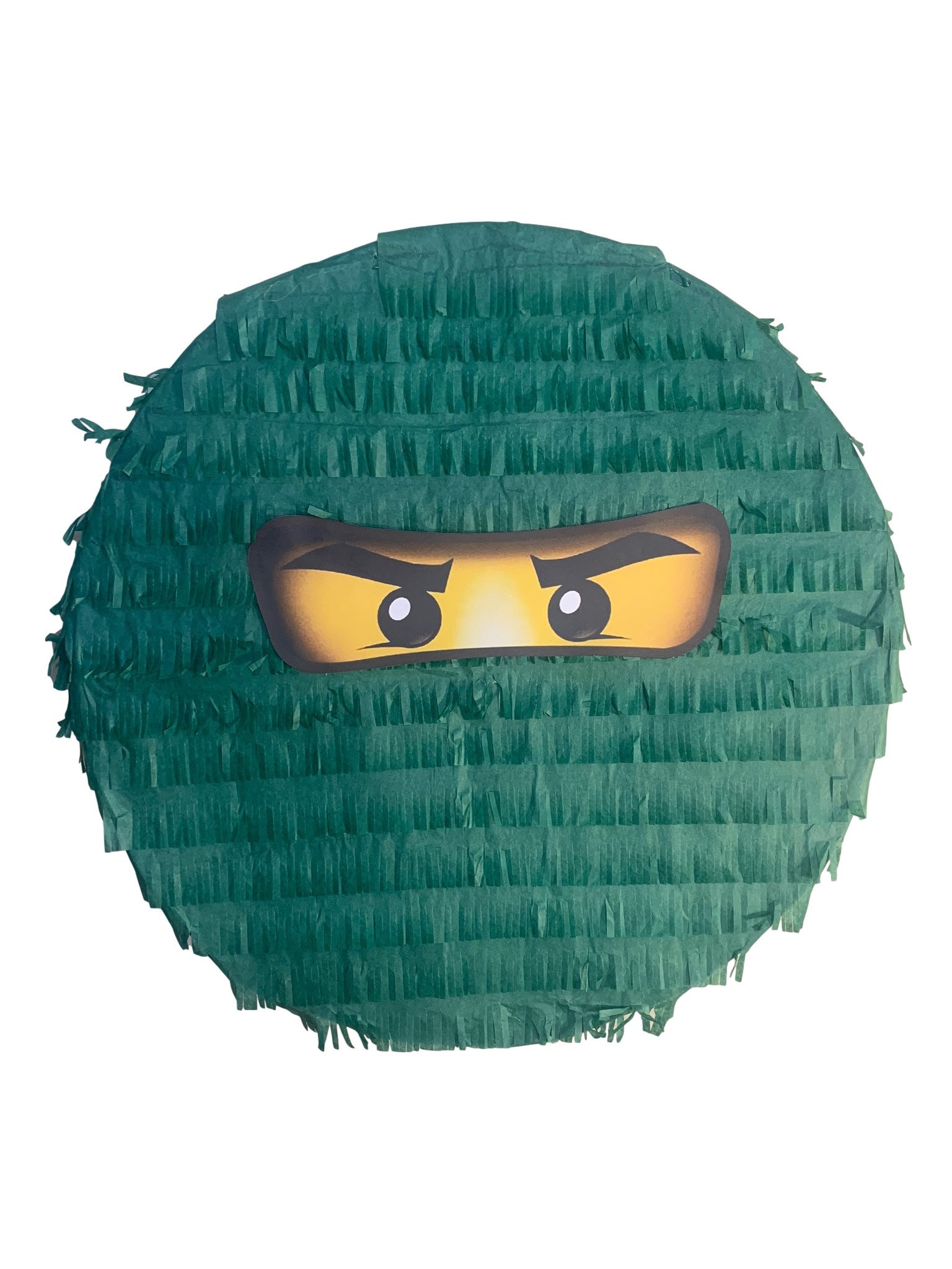 Handmade Green Ninja Head Pinata | Etsy