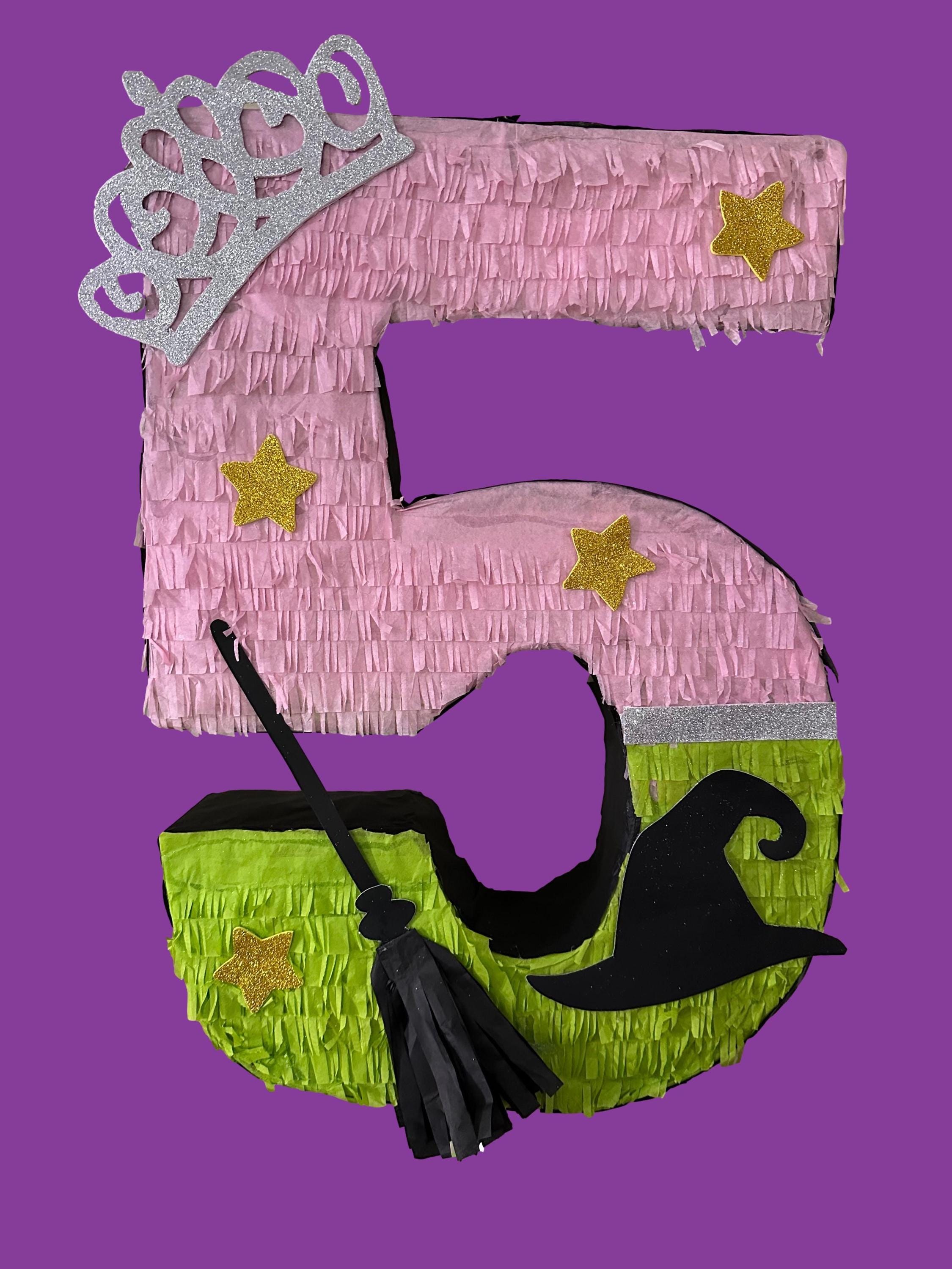 Handmade Witch Theme Number Pinata - Etsy