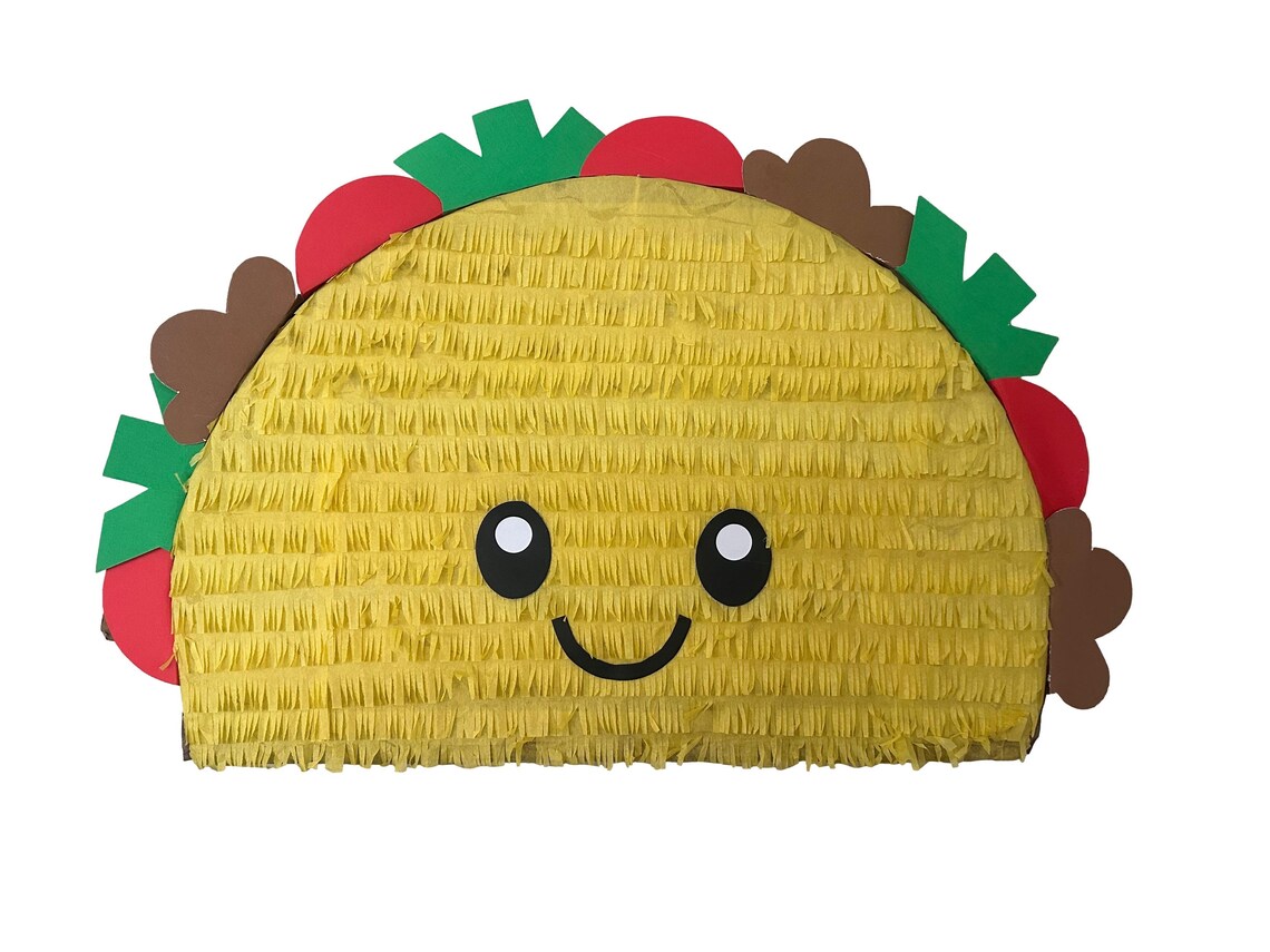 Handmade Cute Taco Pinata - Etsy