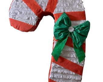 Christmas Candy Cane Pinata - Etsy