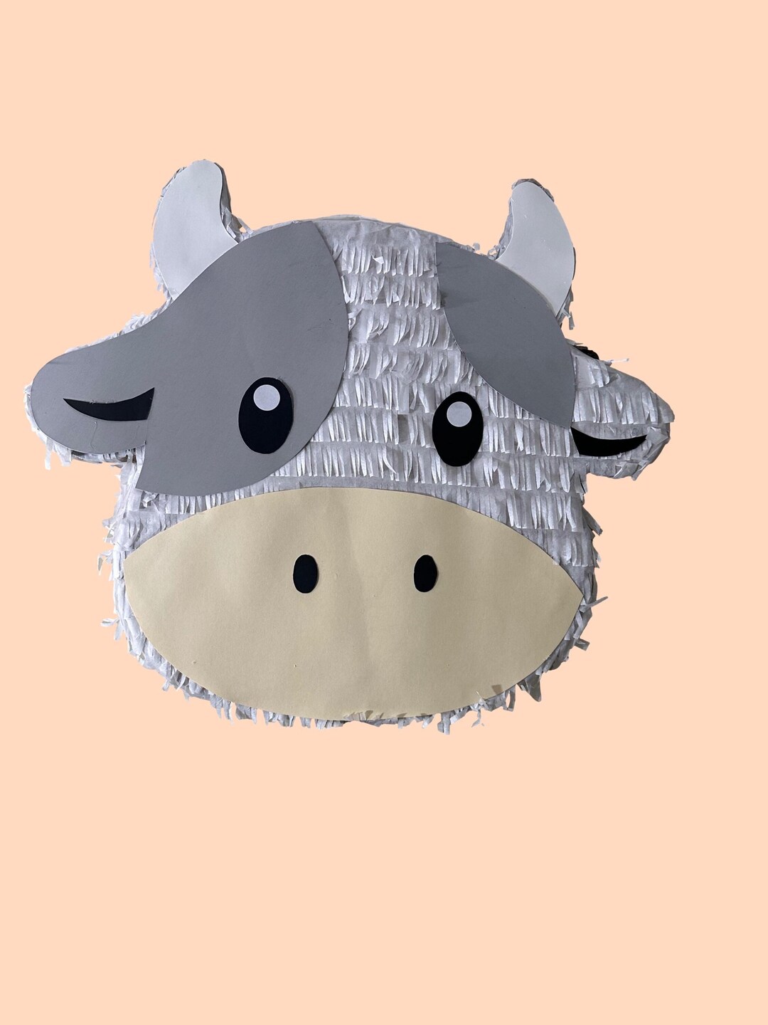 Handmade Cute Cow Pinata - Etsy