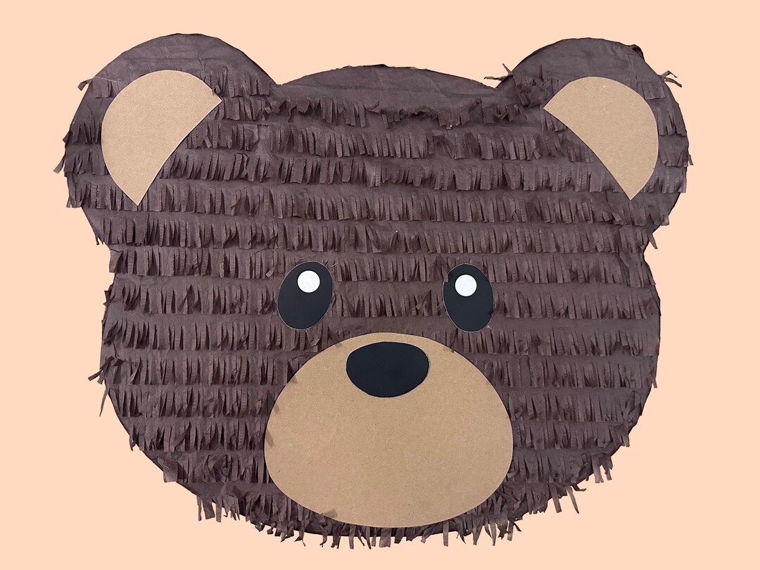 Handmade Cute Brown Bear Pinata - Etsy