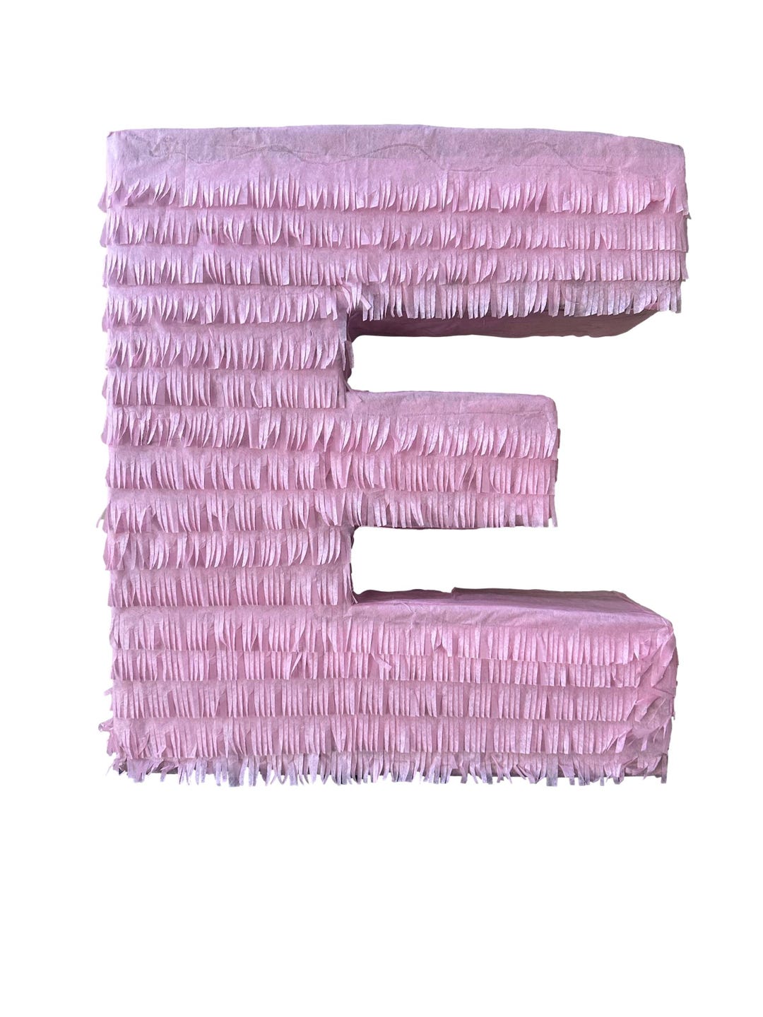 Handmade Solid Color Letter E Pinata - Etsy