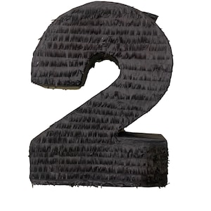 Handmade Solid Color Number Two Pinata - Etsy