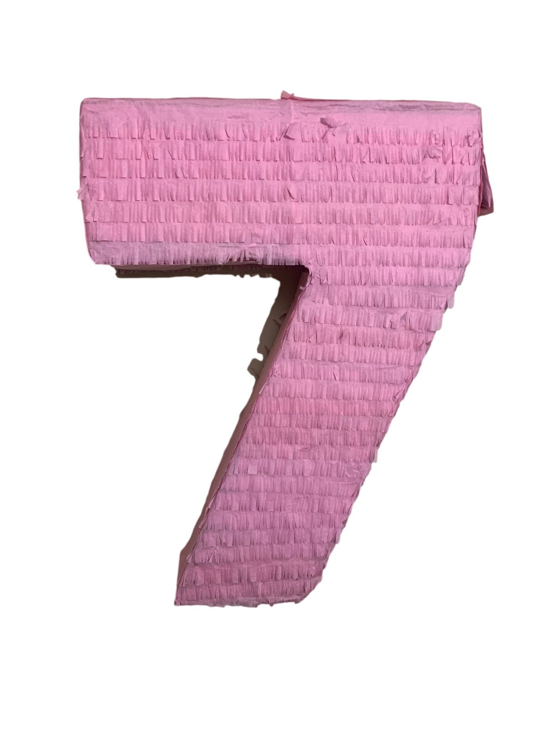 Handmade Solid Color Number Seven Pinata - Etsy