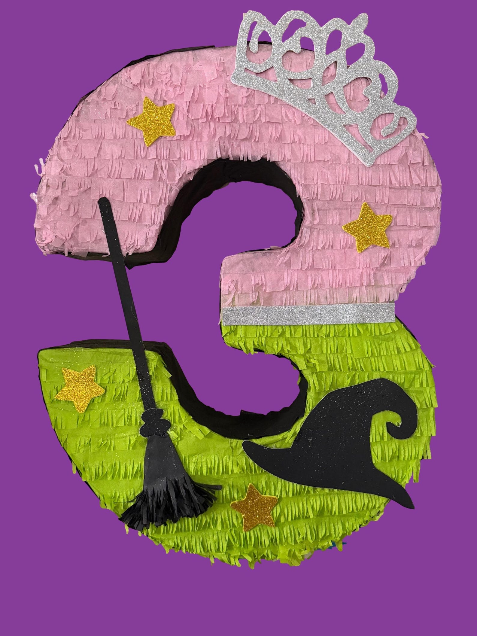 Handmade Witch Theme Number Pinata - Etsy