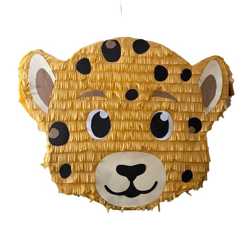 Handmade Cute Cheetah Pinata - Etsy
