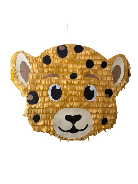 Handmade Cute Cheetah Pinata - Etsy