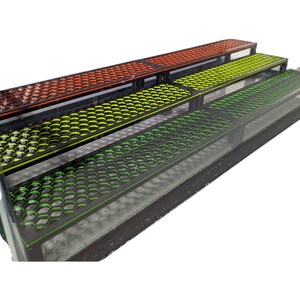 3 Tier Honeycomb Frag Rack System for 20g Long Aquarium | Free Standing ...