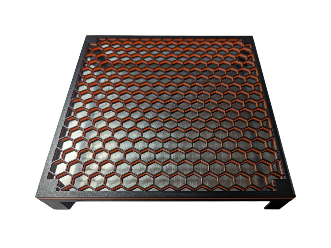 9" X 9" Honeycomb Frag Rack | Free-standing 3D Printed Coral Rack ...