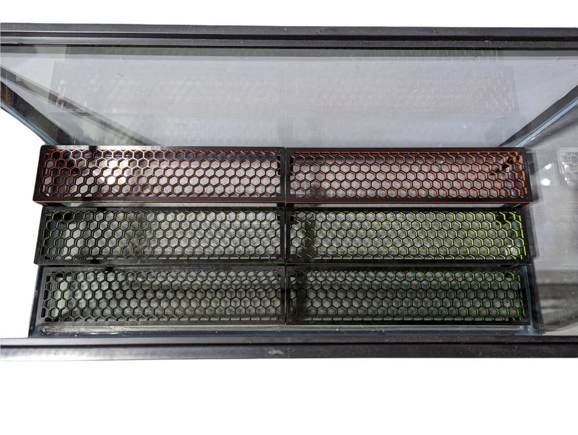 3 Tier Honeycomb Frag Rack System for 20g Long Aquarium | Free Standing ...