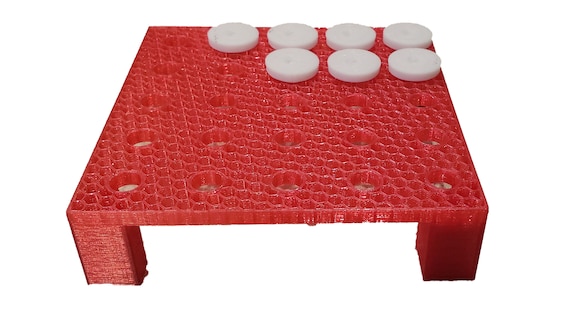 Honeycomb Frag Rack With 25 Frag Plugs 3D Printed - Etsy