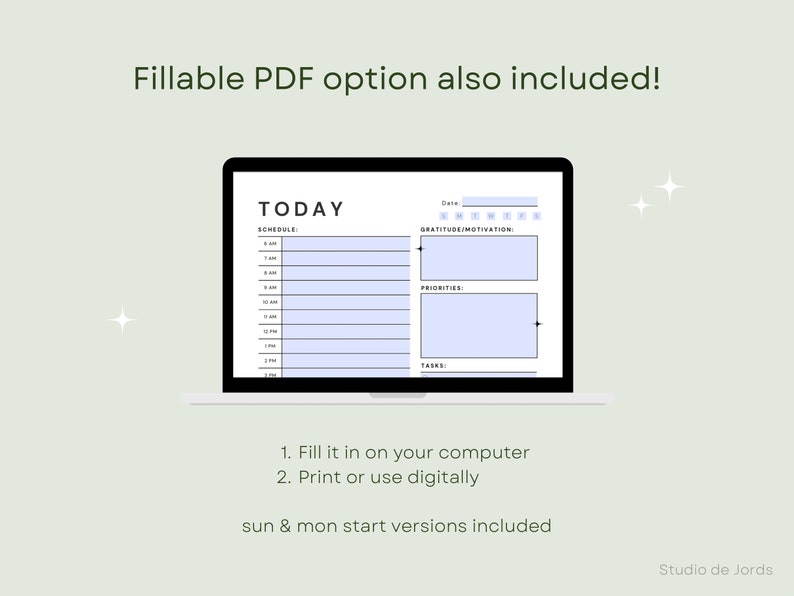 Minimalist Aesthetic Planner Set Daily Planner Weekly - Etsy