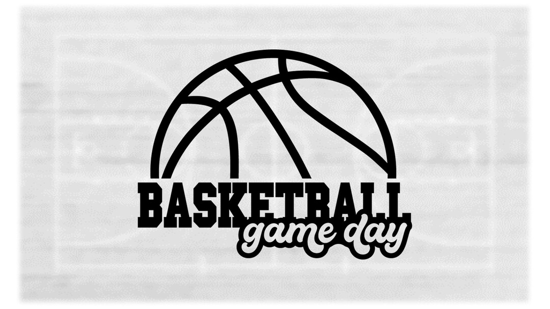 Sports Clipart: Black Half Basketball With Varsity Word "basketball ...