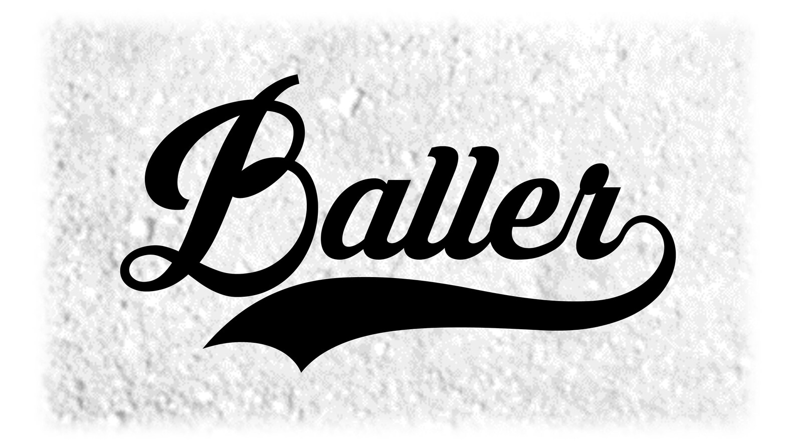 Sports Clipart: Black Word baller in Fancy - Etsy