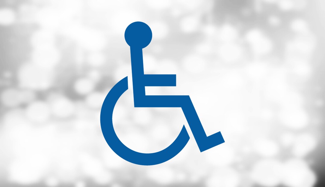 Medical Clipart: Blue Basic Wheelchair / Wheel Chair "handicap" Icon or ...