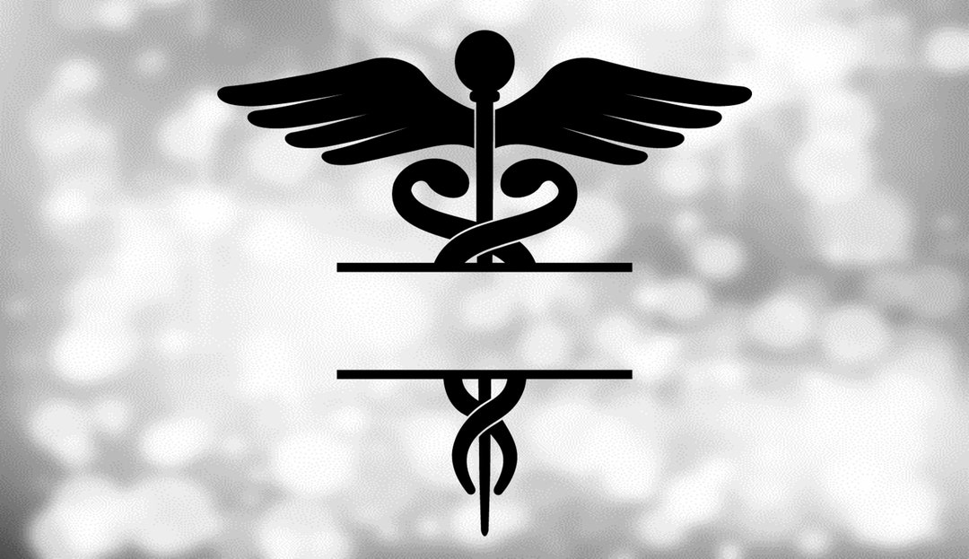 Medical Clipart: Black Medical Caduceus Symbol Silhouette for Doctors ...