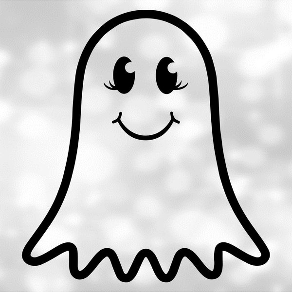 Ghost Eyes and Mouth Svg - Etsy