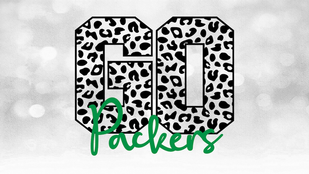 Team / Mascot Clipart: Black Leopard Skin Cheetah Pattern Word "go ...