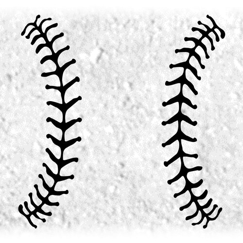 Sports Clipart: Large Red Softball or Baseball Ball Threads / - Etsy