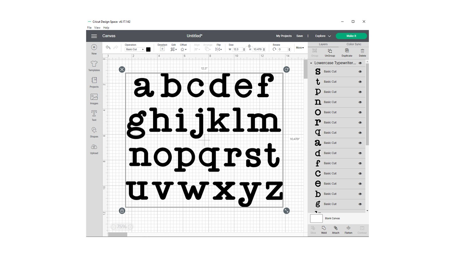 Word Clipart: Black Typewriter Alphabet Letter Templates | Etsy