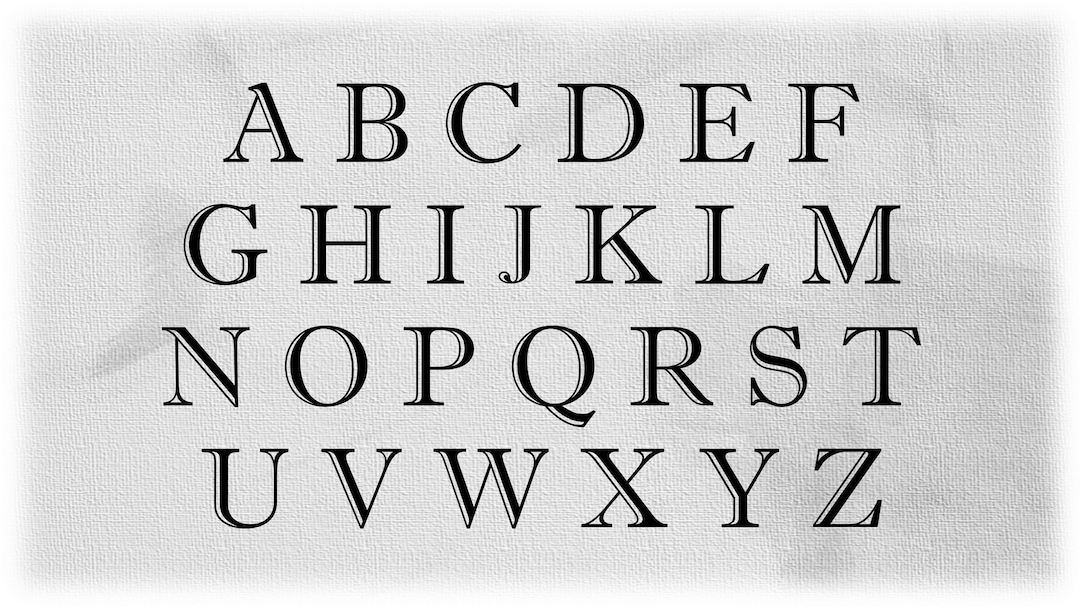 Word Clipart: Alphabet Letter Templates Grouped on ONE Single Sheet ...