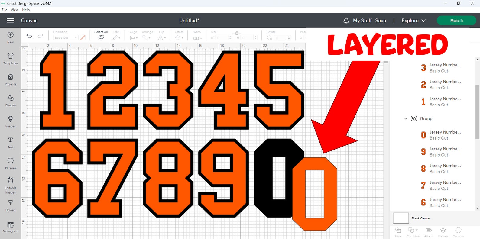 Sports Clipart: Jersey Number Templates Grouped on ONE Single Sheet ...