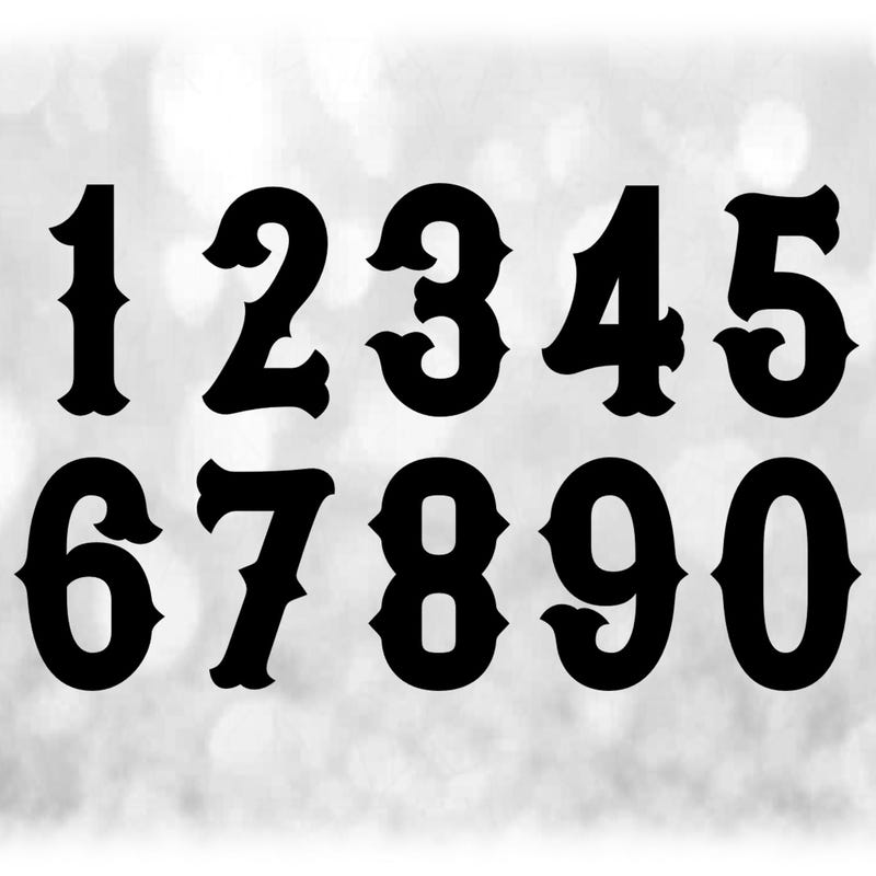 Rodeo Number Template - Etsy