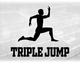 Triple Jump Word Art - Etsy