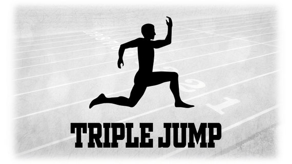 Triple Jump Silhouette