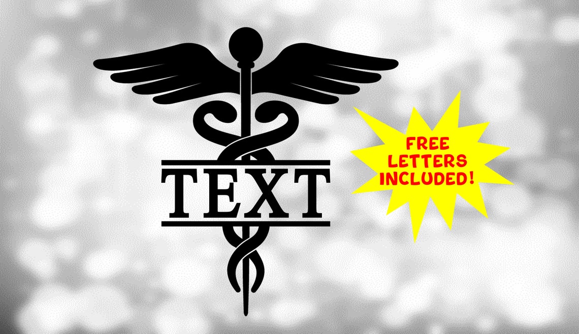 Medical Clipart: Black Medical Caduceus Symbol Silhouette for Doctors ...