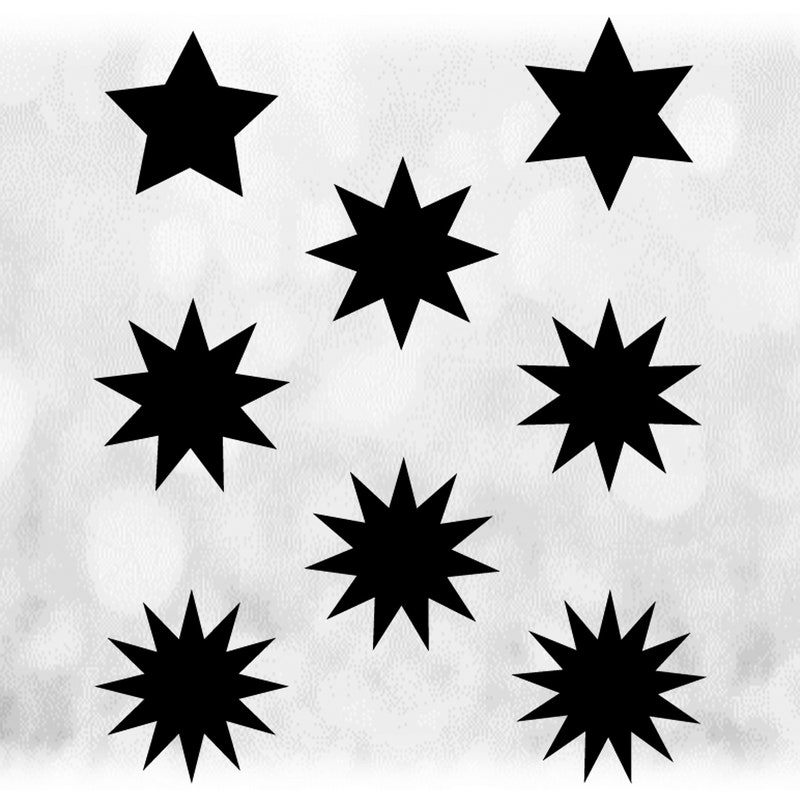 Seven Point Star - Etsy