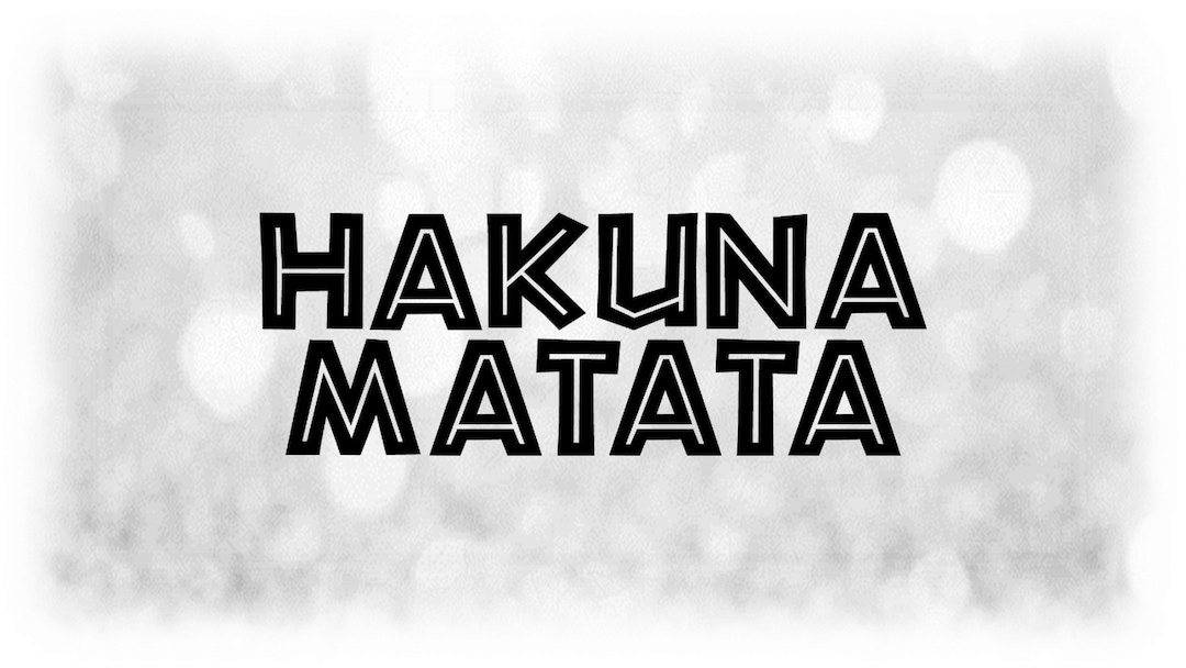 Hakuna Matata Lion King Symbol