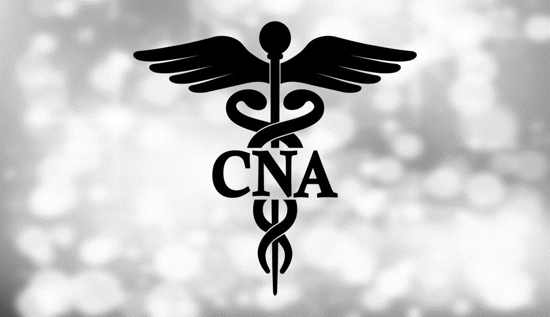 Medical Clipart: Black Medical Caduceus Symbol Silhouette With CNA for Certified Nursing ...