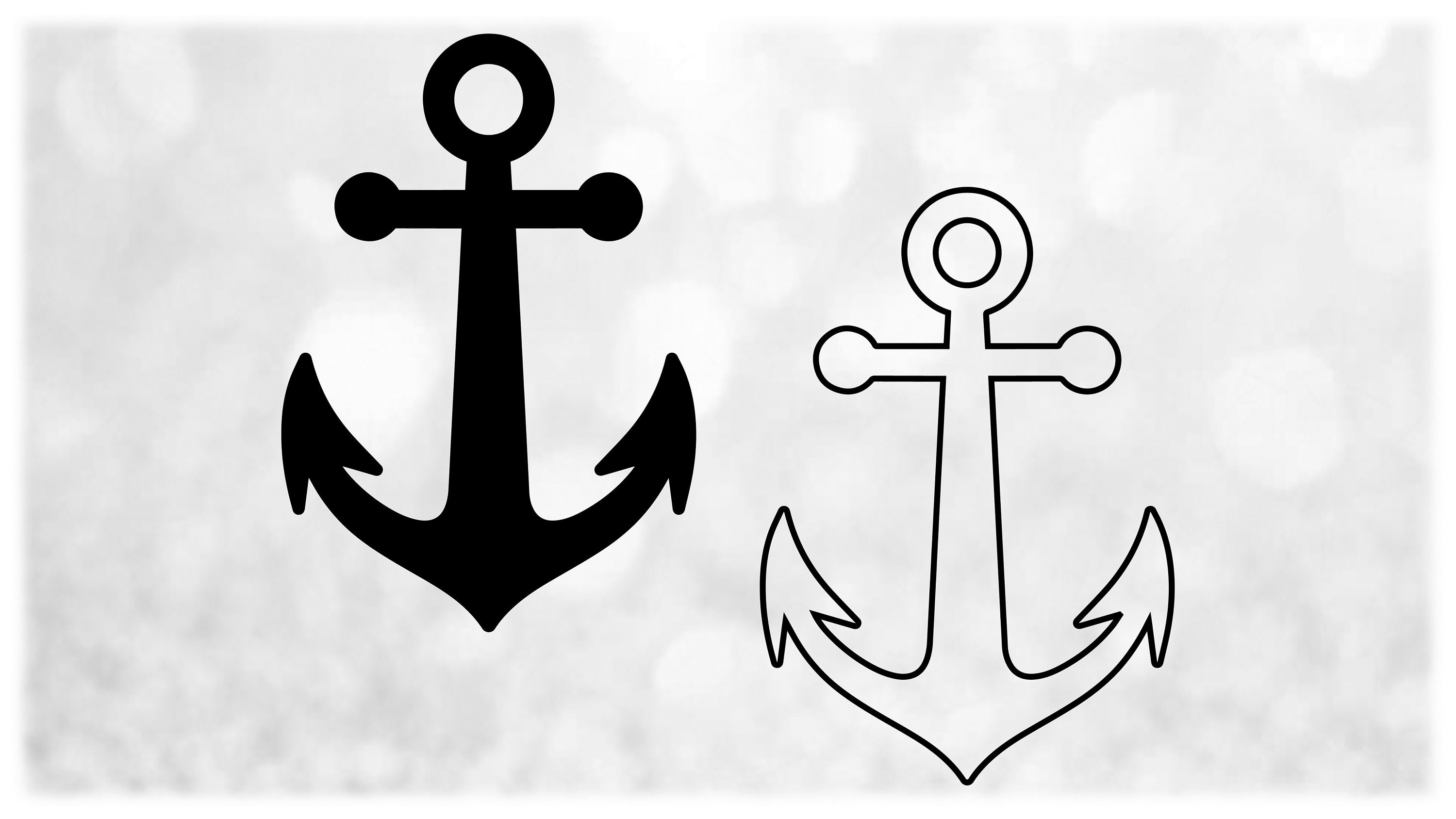 Simple Anchor Silhouette