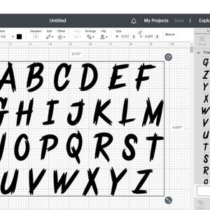 Word Clipart: Black Halloween Style Alphabet Letter Templates Grouped ...