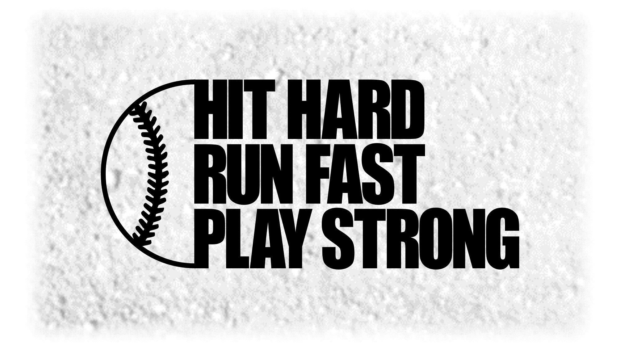 Sports Clipart: Black Hand Drawn Half Softball or Baseball Outline With ...