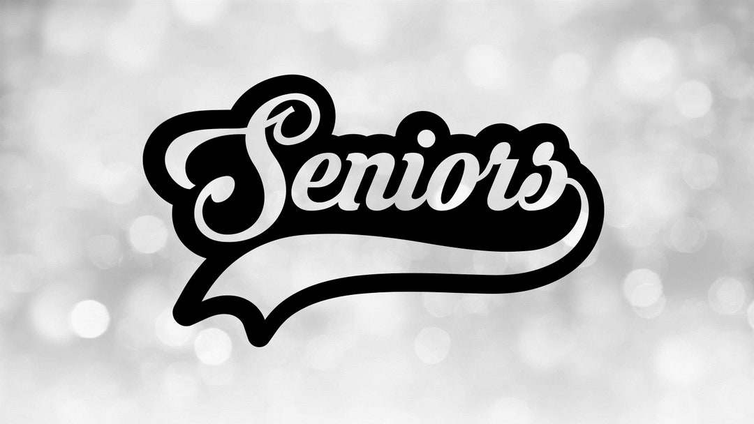 Inspirational Clipart: Fancy Script Word seniors in Baseball Style ...
