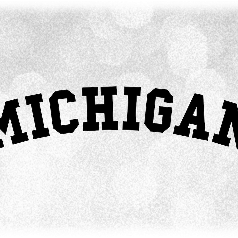 Michigan State Font - Etsy