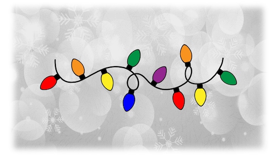 Holiday Clipart Christmas Christmas Lights On String